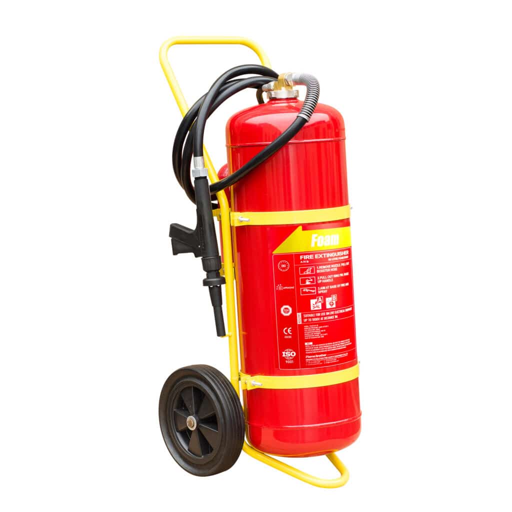 50L Foam Cartridge Trolley Fire Extinguisher TCF50-01 Series - Foam ...